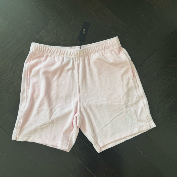 OVO | Shorts | Ovo Pink Terry Cloth Sweatshorts | Poshmark